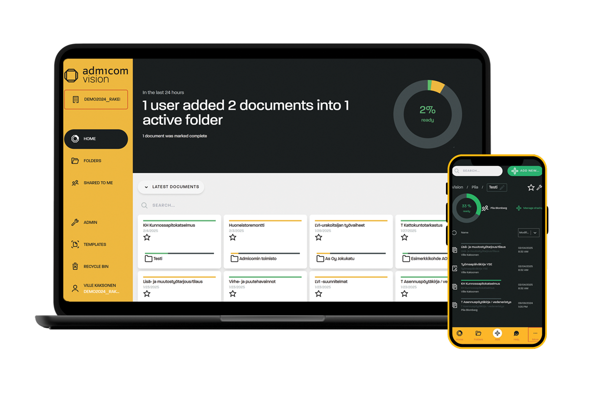 Admicom Vision - documentation
